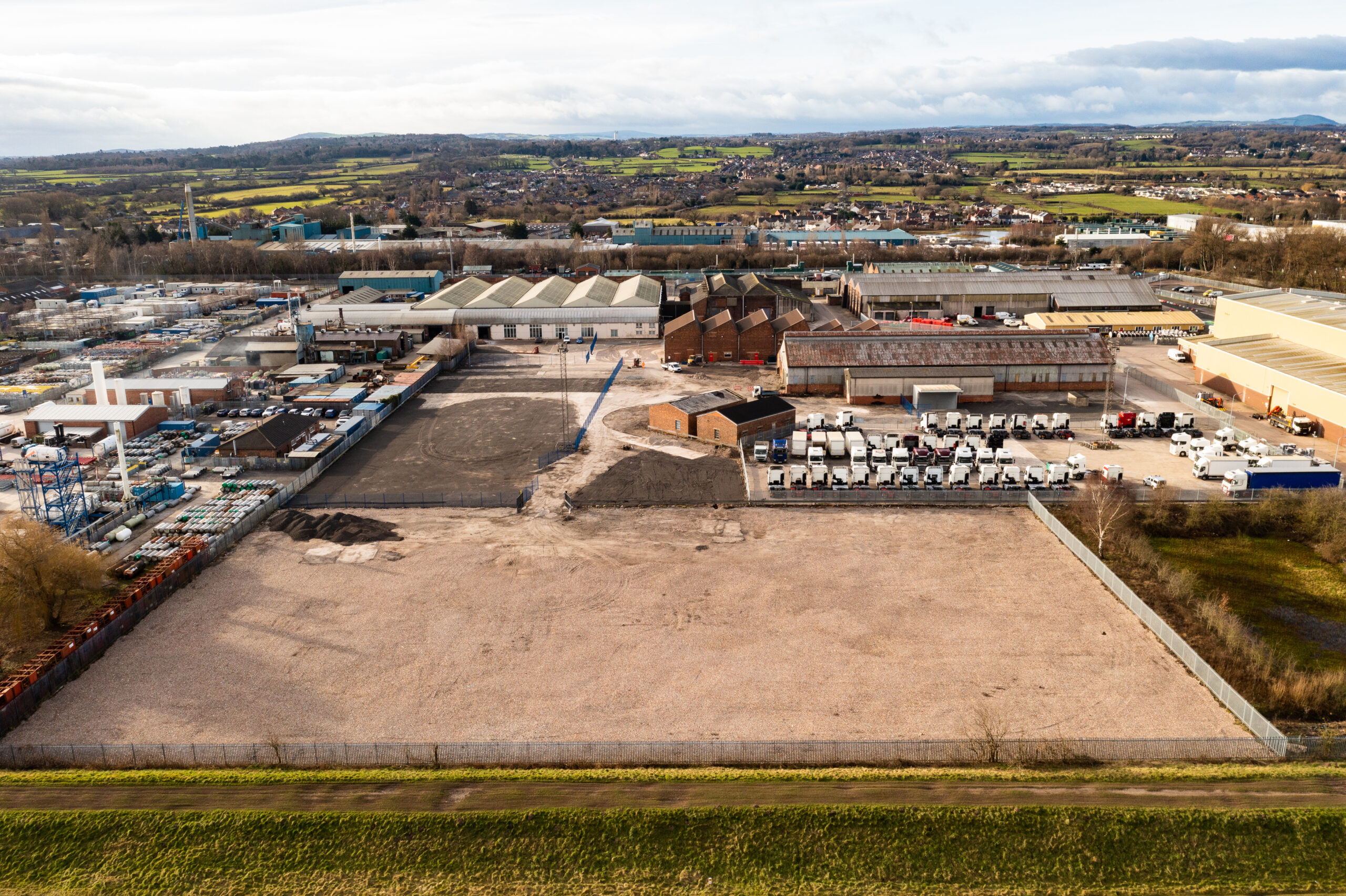 Yard A DG Trading Estate, Deeside, A55, Chester, North Wales, Factory ...