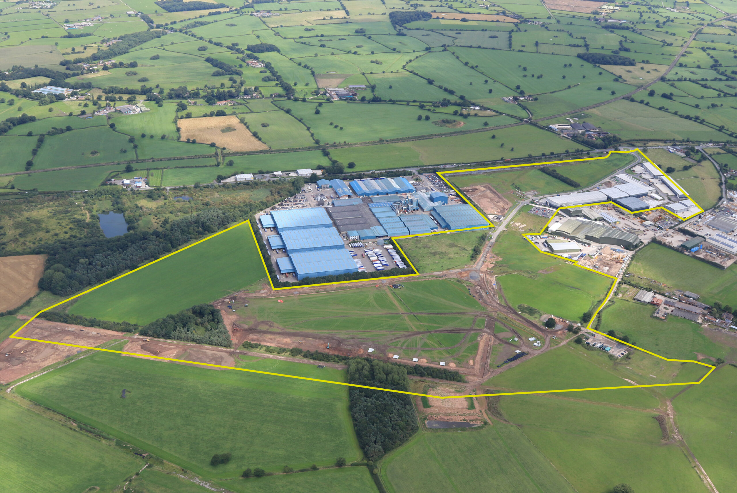 Cheshire Green Industrial Park, A500, Crewe, A51, Wardle, Nantwich ...